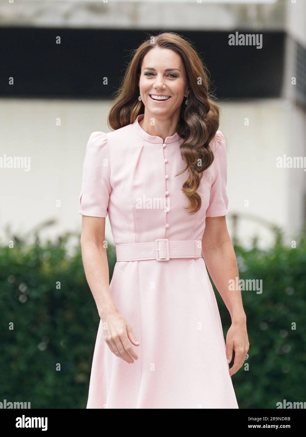 The Princess of Wales, patron of the V&A, arrives for a visit to open ...