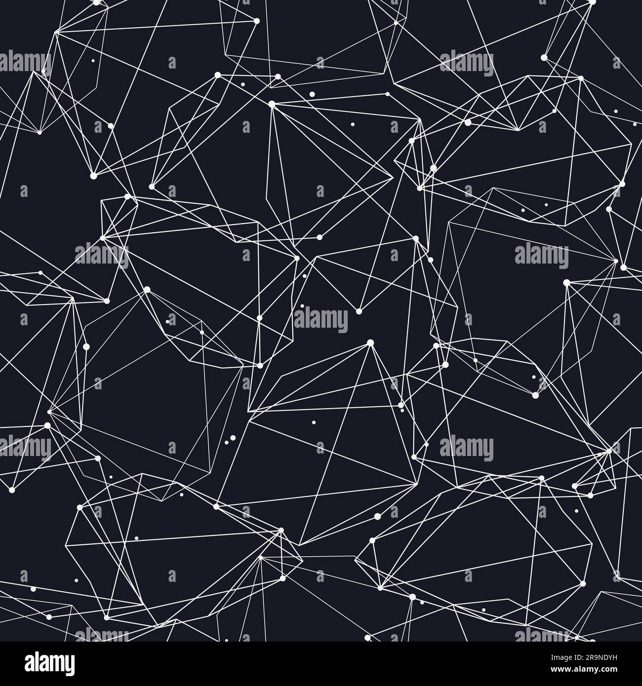 Vector Modern Seamless Pattern With Lines And Circles Abstract