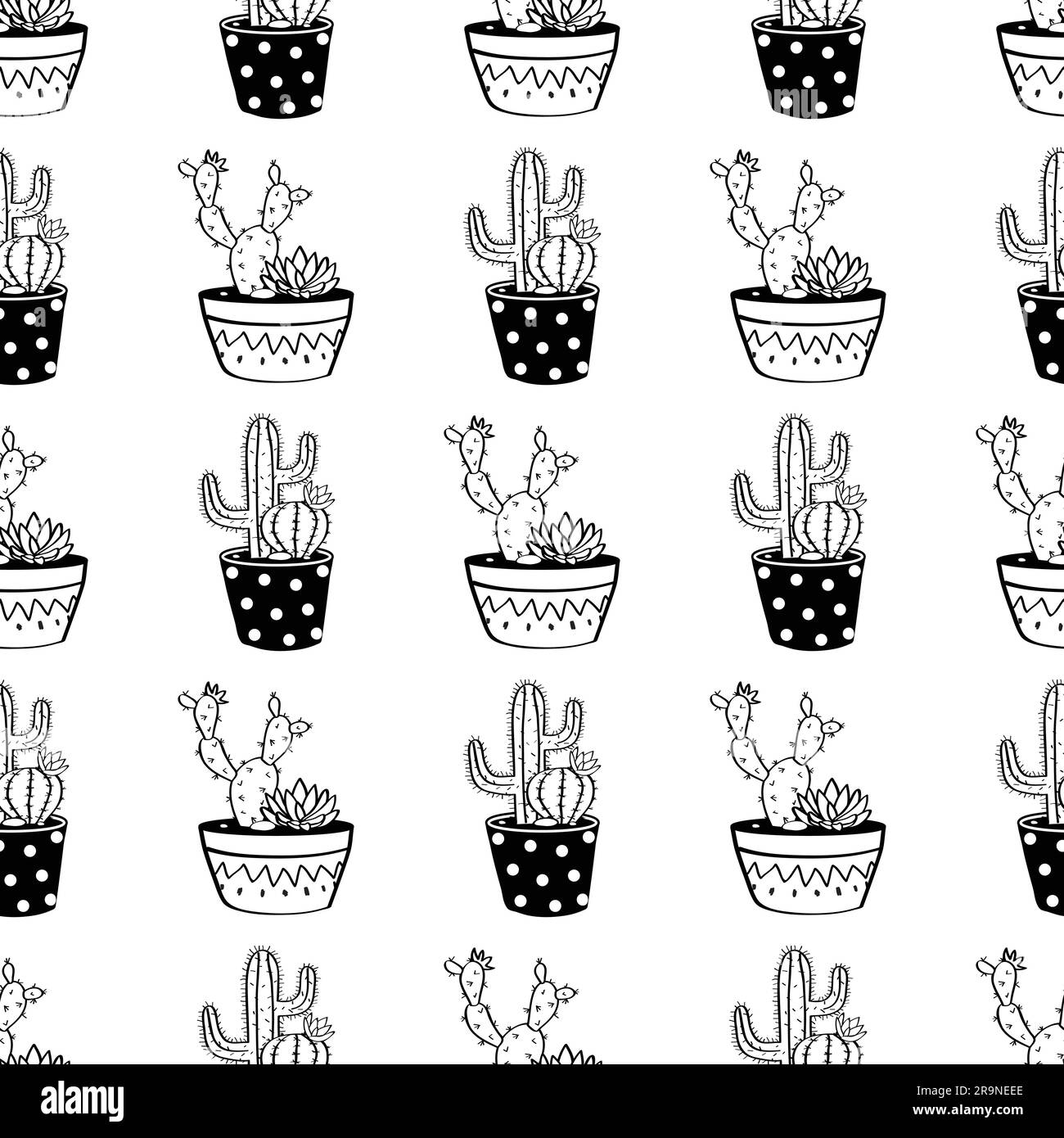 Rustic flower pots Stock Vector Images - Alamy