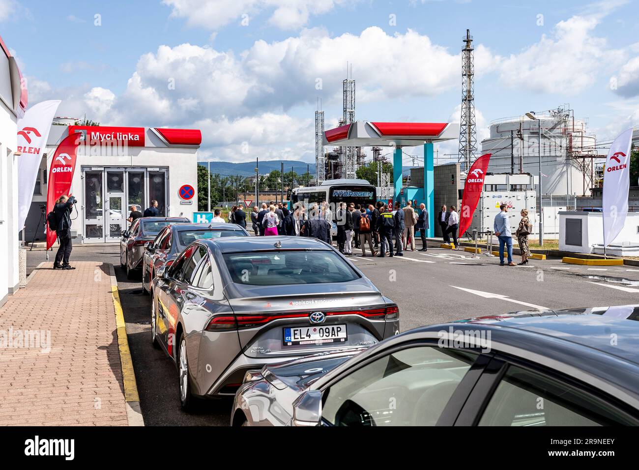Orlen filling station hi-res stock photography and images - Alamy
