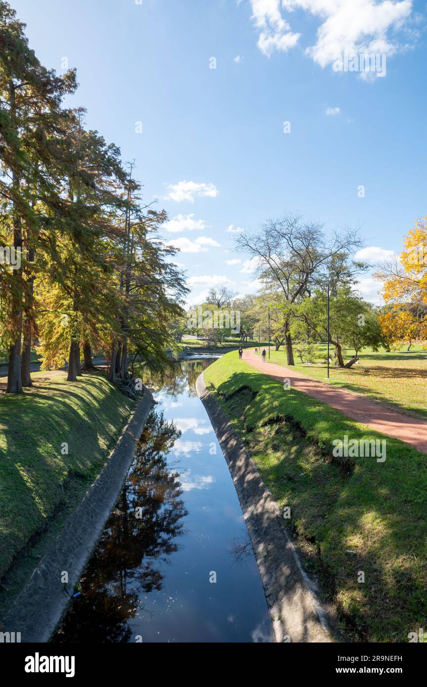 El Prado Park in Montevideo, in the Capital of Uruguay, wooded area ...