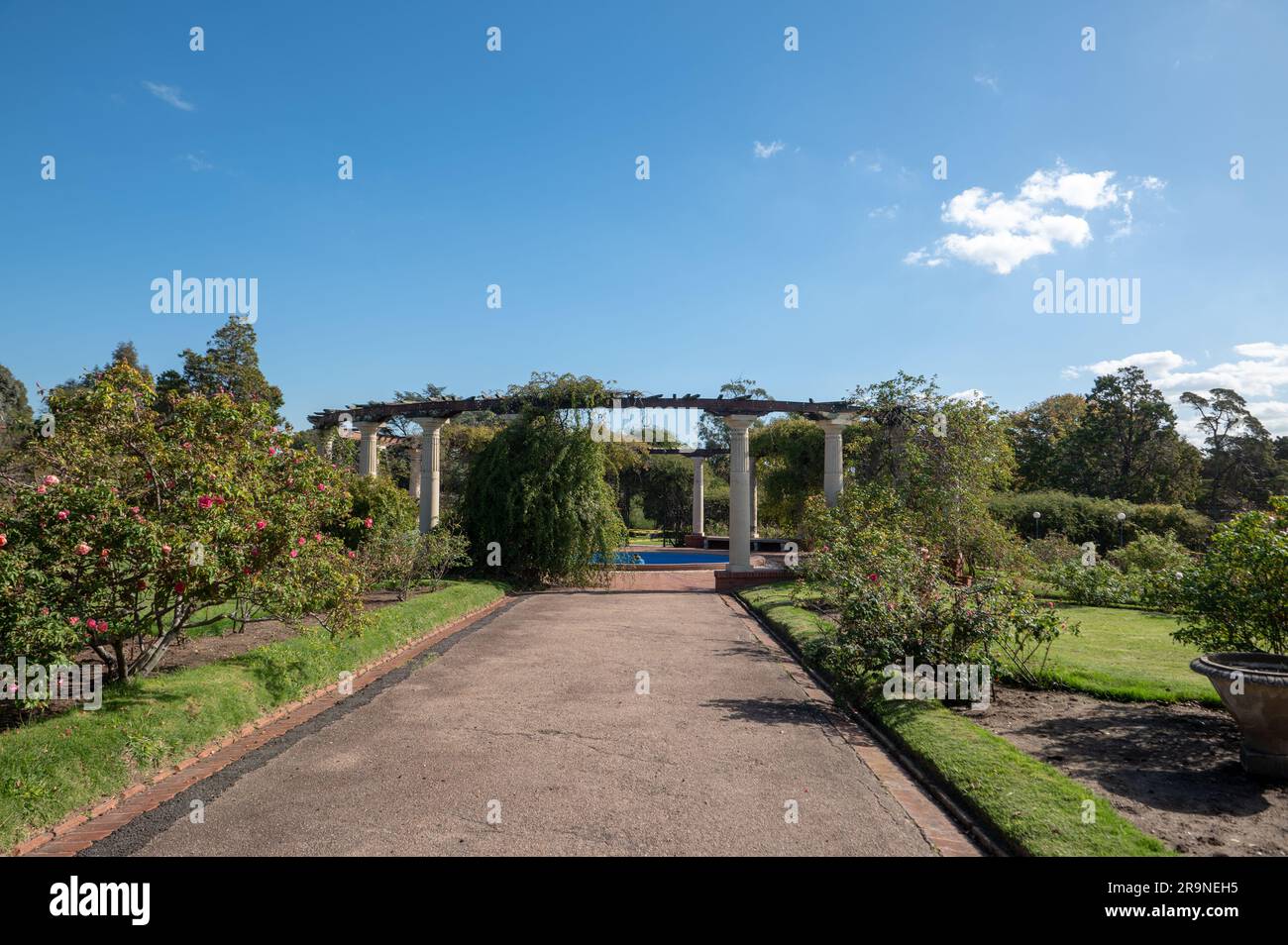 El Prado Park in Montevideo, in the Capital of Uruguay, wooded area ...