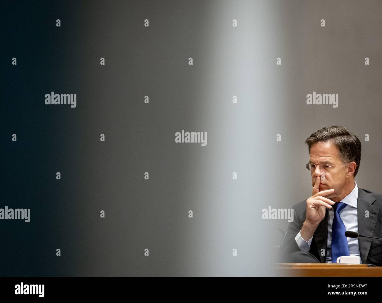 THE HAGUE - Prime Minister Mark Rutte during a debate in the House of ...