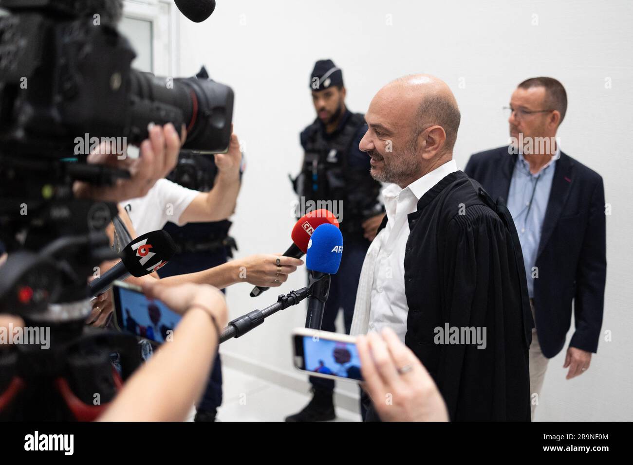 Paris, France. 28th June, 2023. French lawyer representing the victim ...