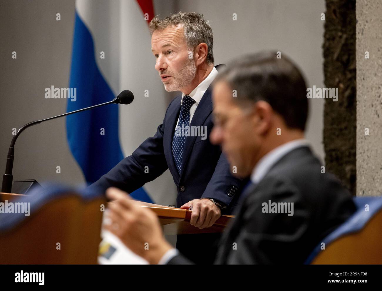 THE HAGUE - Wybren van Haga (Groep Van Haga) and Prime Minister Mark ...