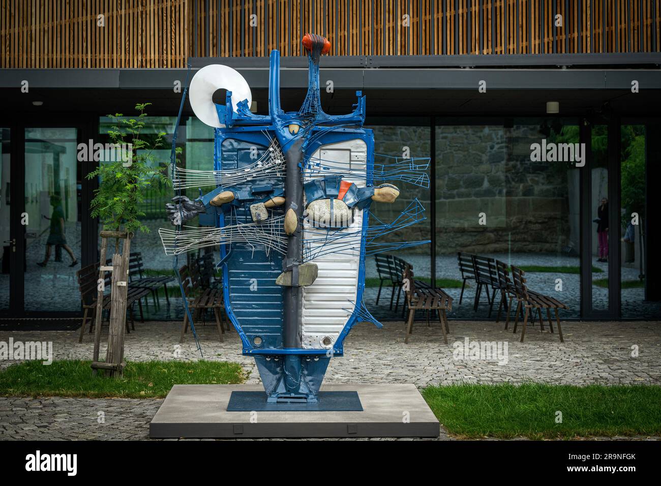 Turnov, Czech Republic. 28th June, 2023. An impressive metal sculpture ...