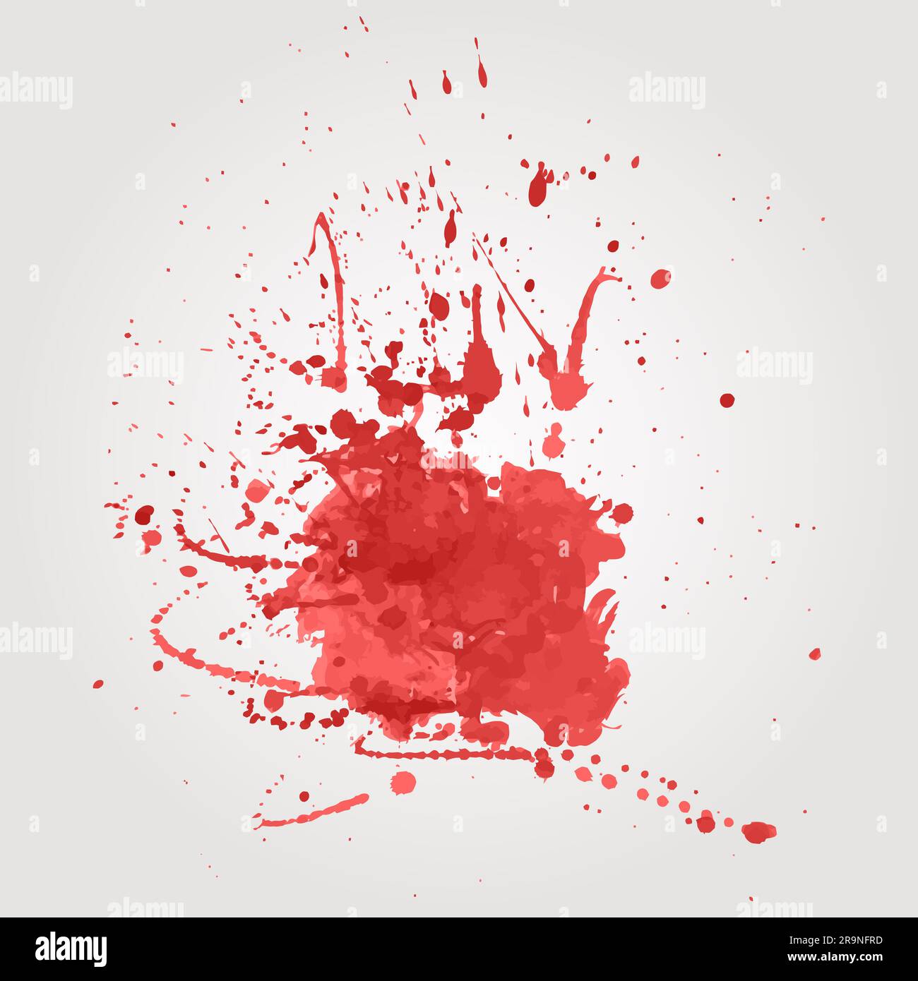 Blood spatter isolated Stock Vector Images - Alamy