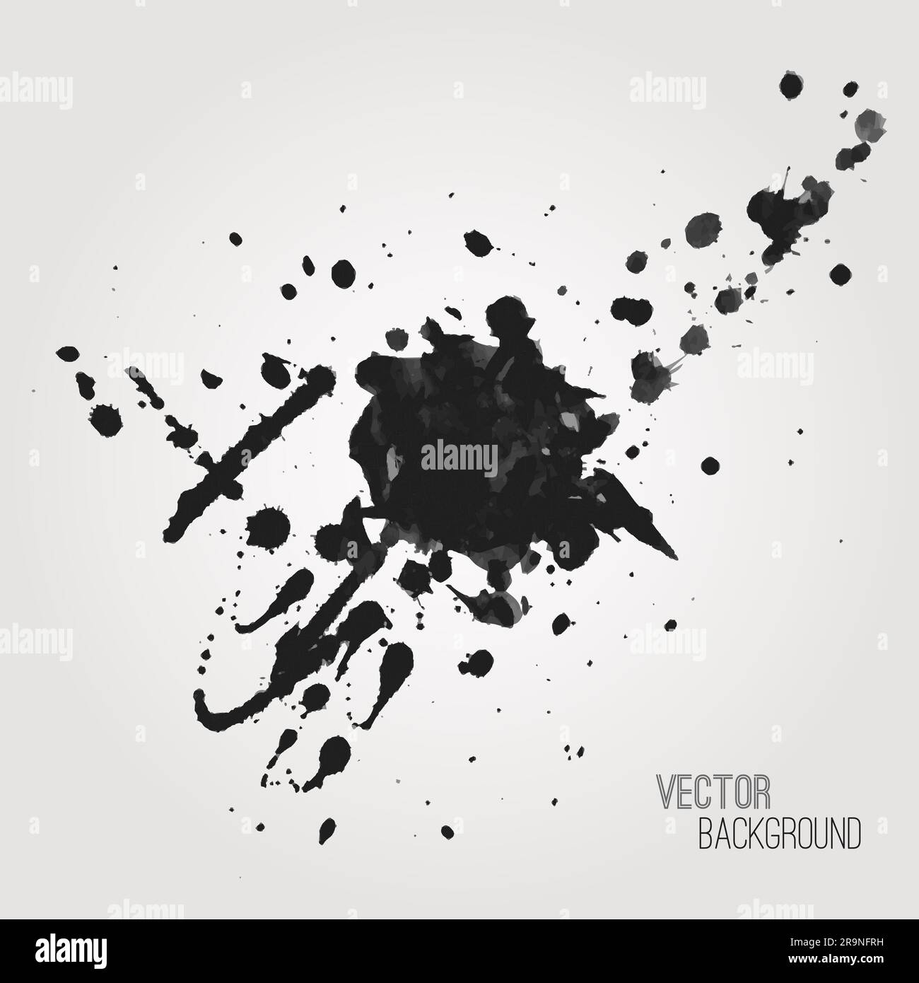 Black splash Stock Vector Images - Alamy