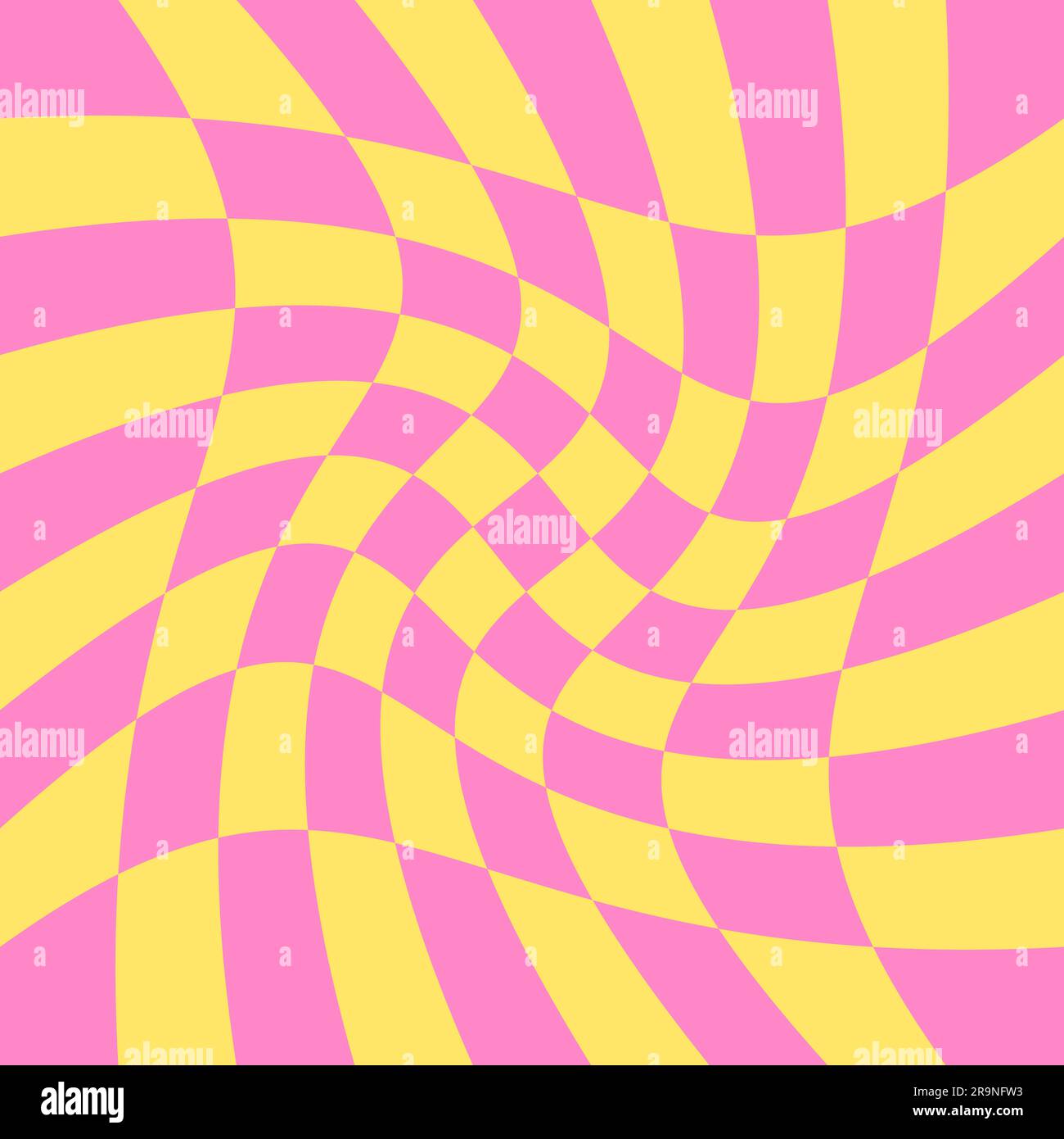 Vector trendy funny abstract retro 60s, 70s hippie card in pop art ...