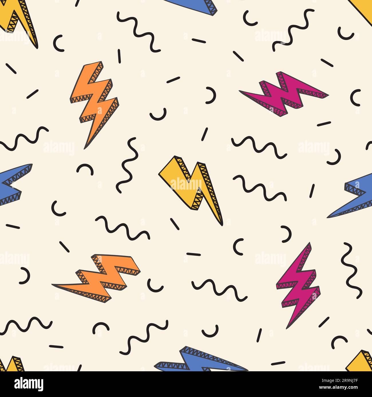 Lightning bolt shirt Stock Vector Images - Alamy