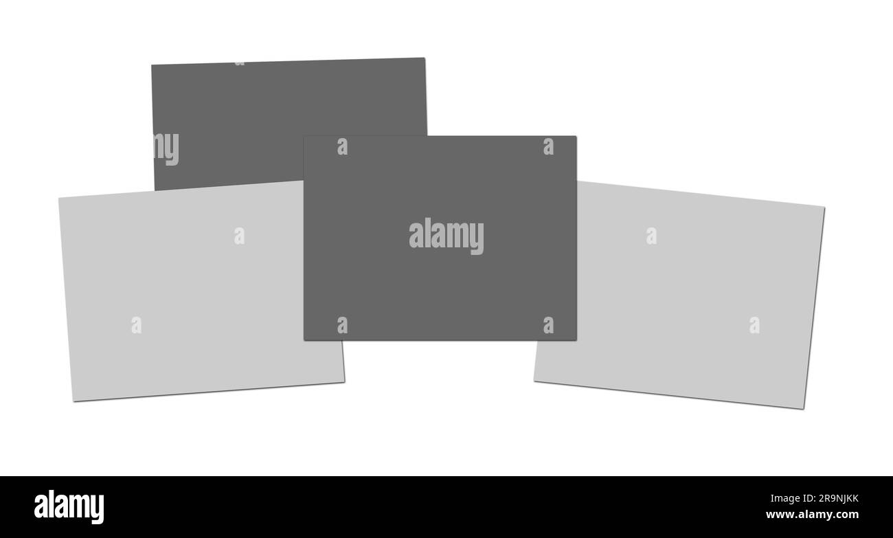 Insert report or screenshoot blank template white, grey and black for ...