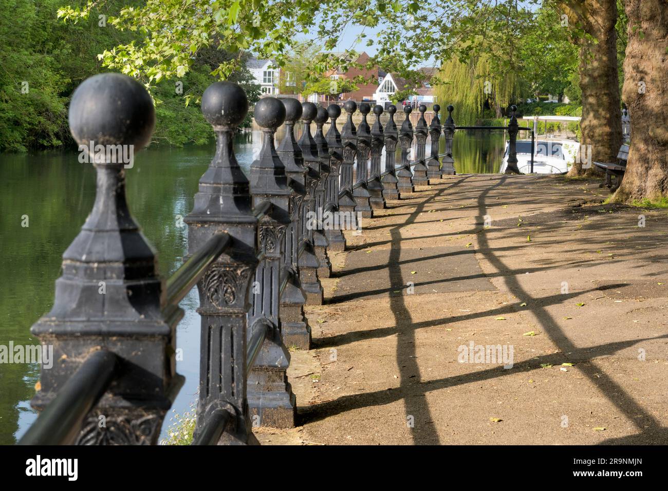 Saint Helen's Wharf is a noted beauty spot on the River Thames, just ...