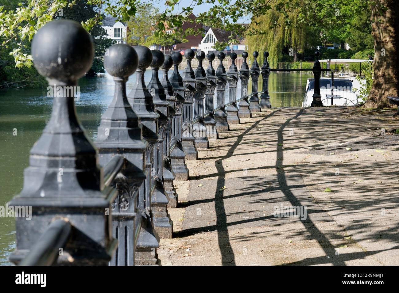 Saint Helen's Wharf is a noted beauty spot on the River Thames, just ...