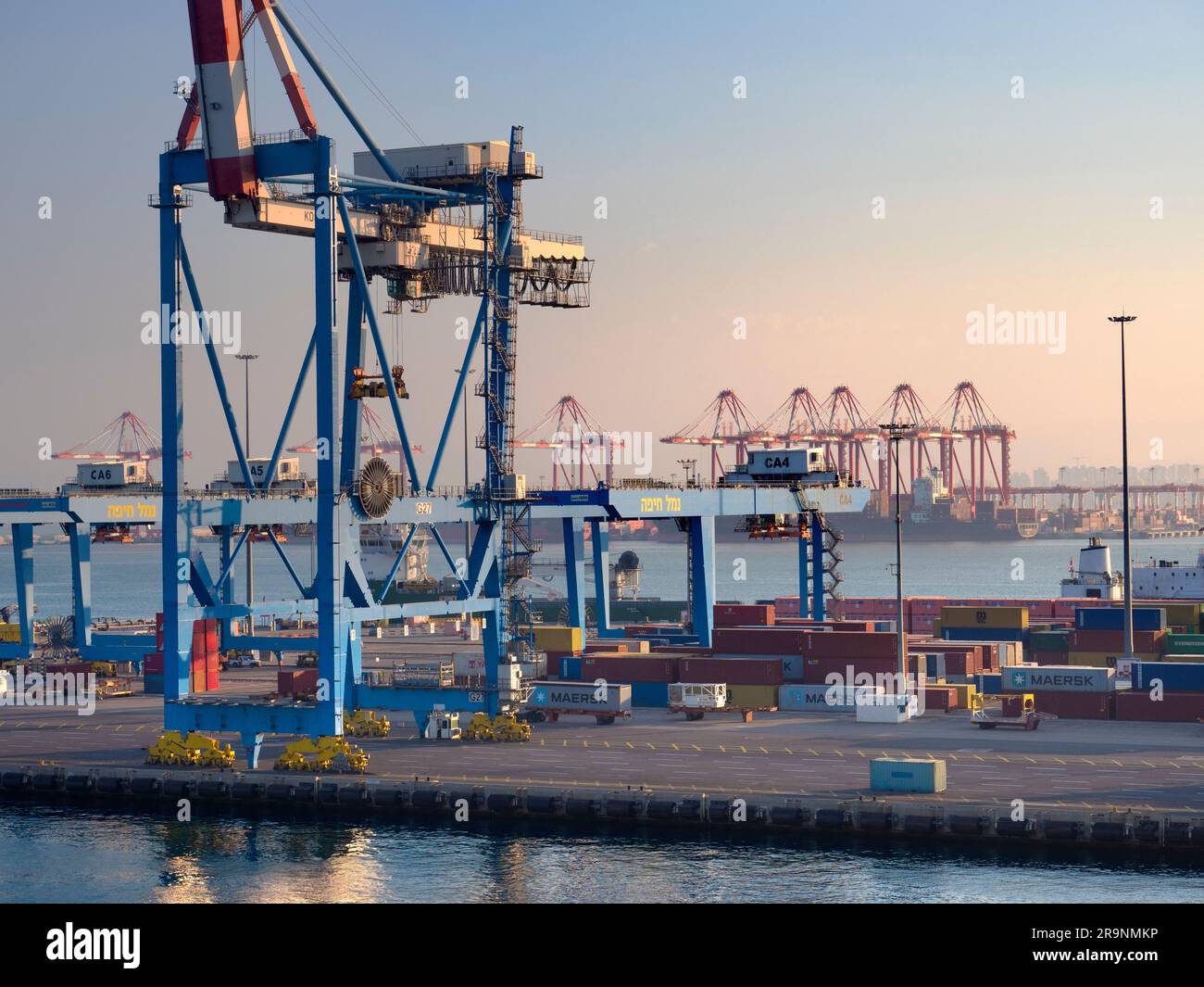 The Port of Haifa is the largest in Israel; it has natural deep-water ...