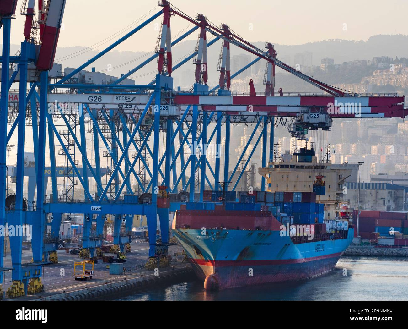 The Port of Haifa is the largest in Israel; it has natural deep-water ...