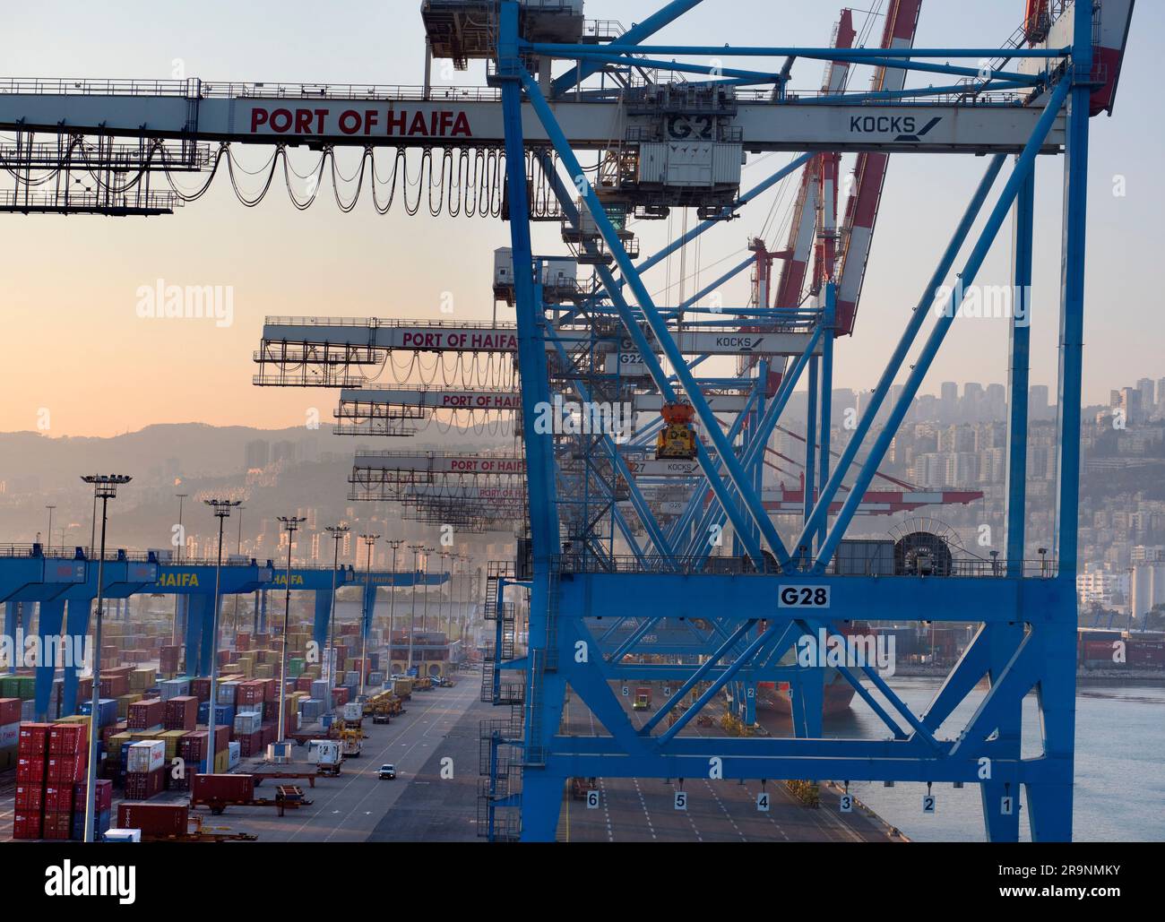 The Port of Haifa is the largest in Israel; it has natural deep-water ...