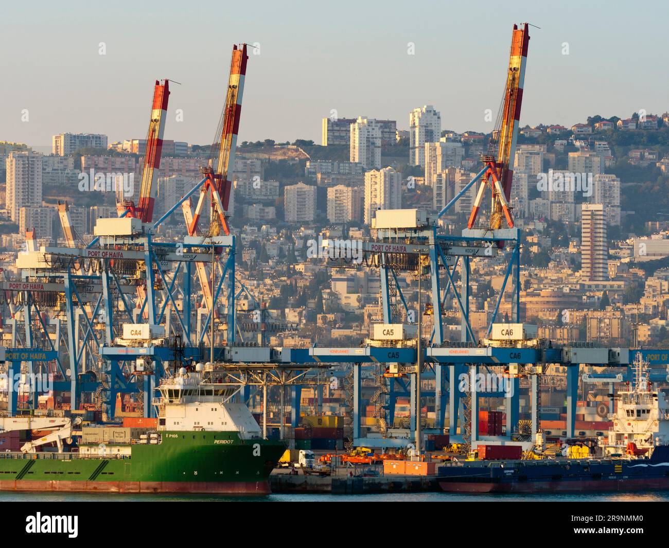 The Port of Haifa is the largest in Israel; it has natural deep-water ...