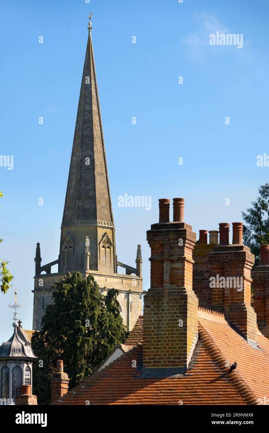 Saint Helen's Wharf is a noted beauty spot on the River Thames, just ...