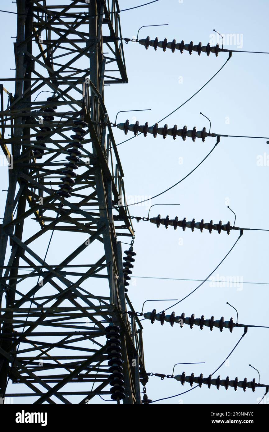 I love electricity pylons; I find their abstract, gaunt shapes ...