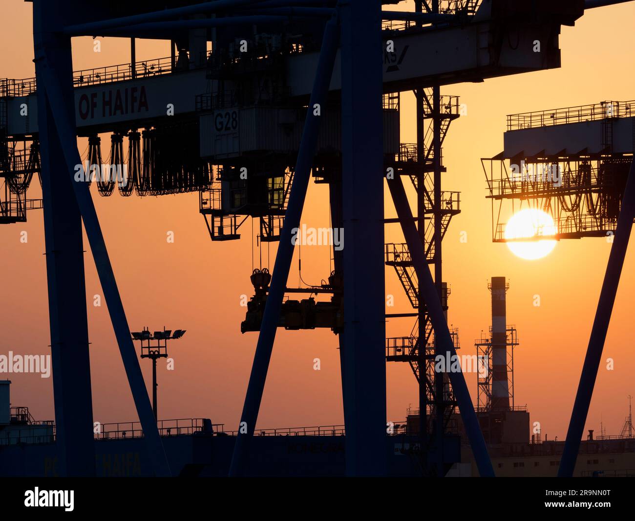 The Port of Haifa is the largest in Israel; it has natural deep-water ...