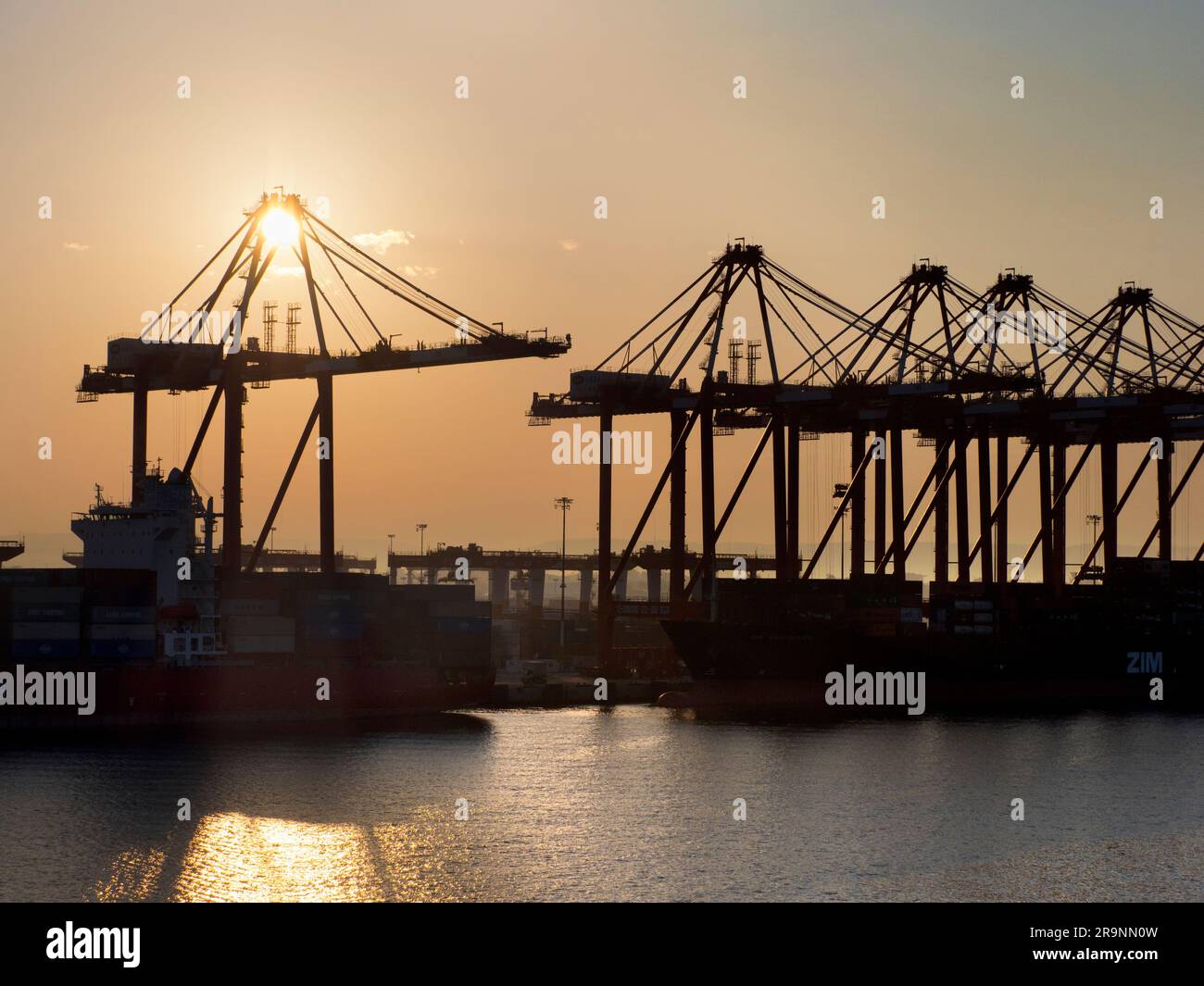 The Port of Haifa is the largest in Israel; it has natural deep-water ...