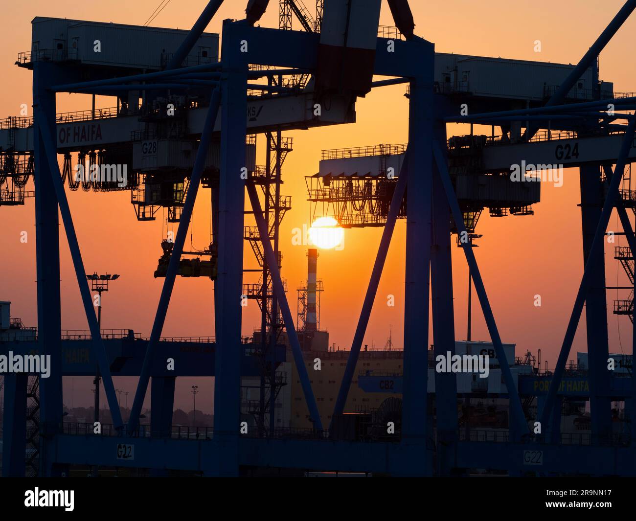 The Port of Haifa is the largest in Israel; it has natural deep-water ...