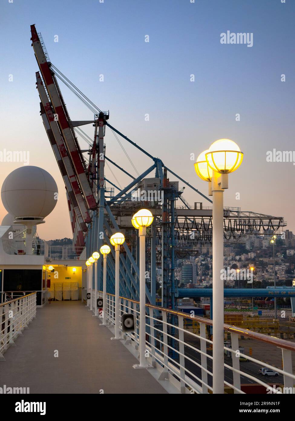 The Port of Haifa is the largest in Israel; it has natural deep-water ...