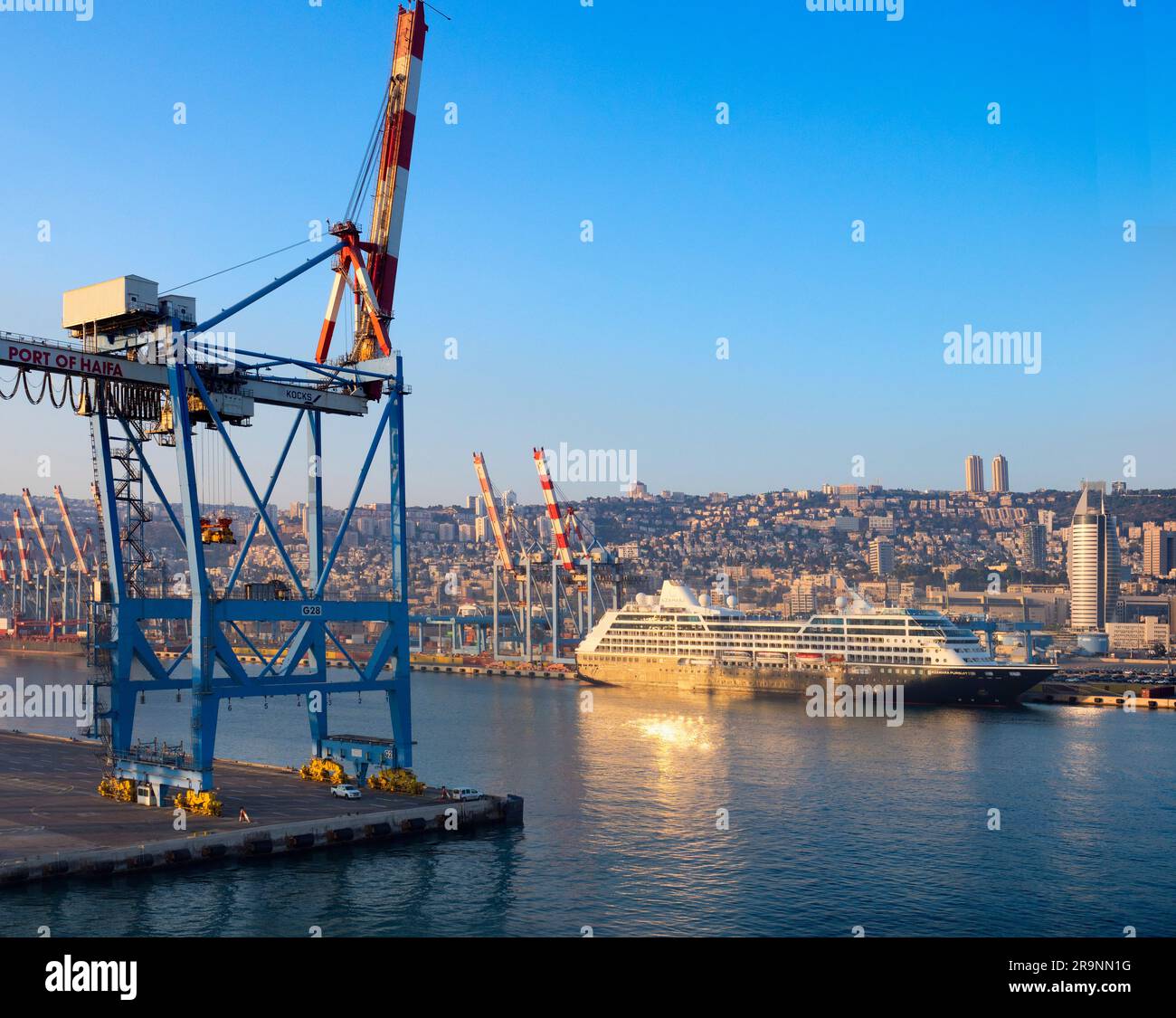 The Port of Haifa is the largest in Israel; it has natural deep-water ...