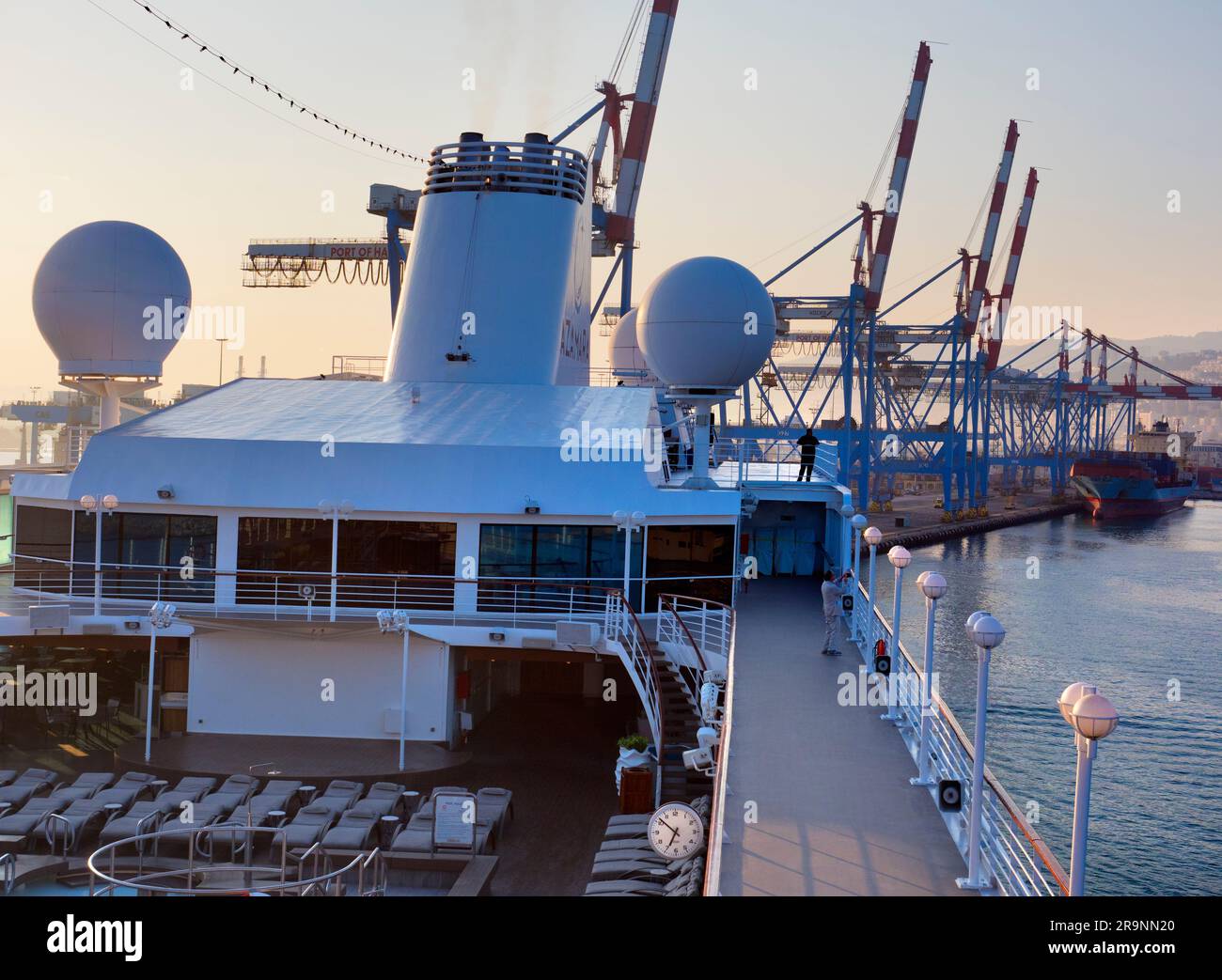 The Port of Haifa is the largest in Israel; it has natural deep-water ...
