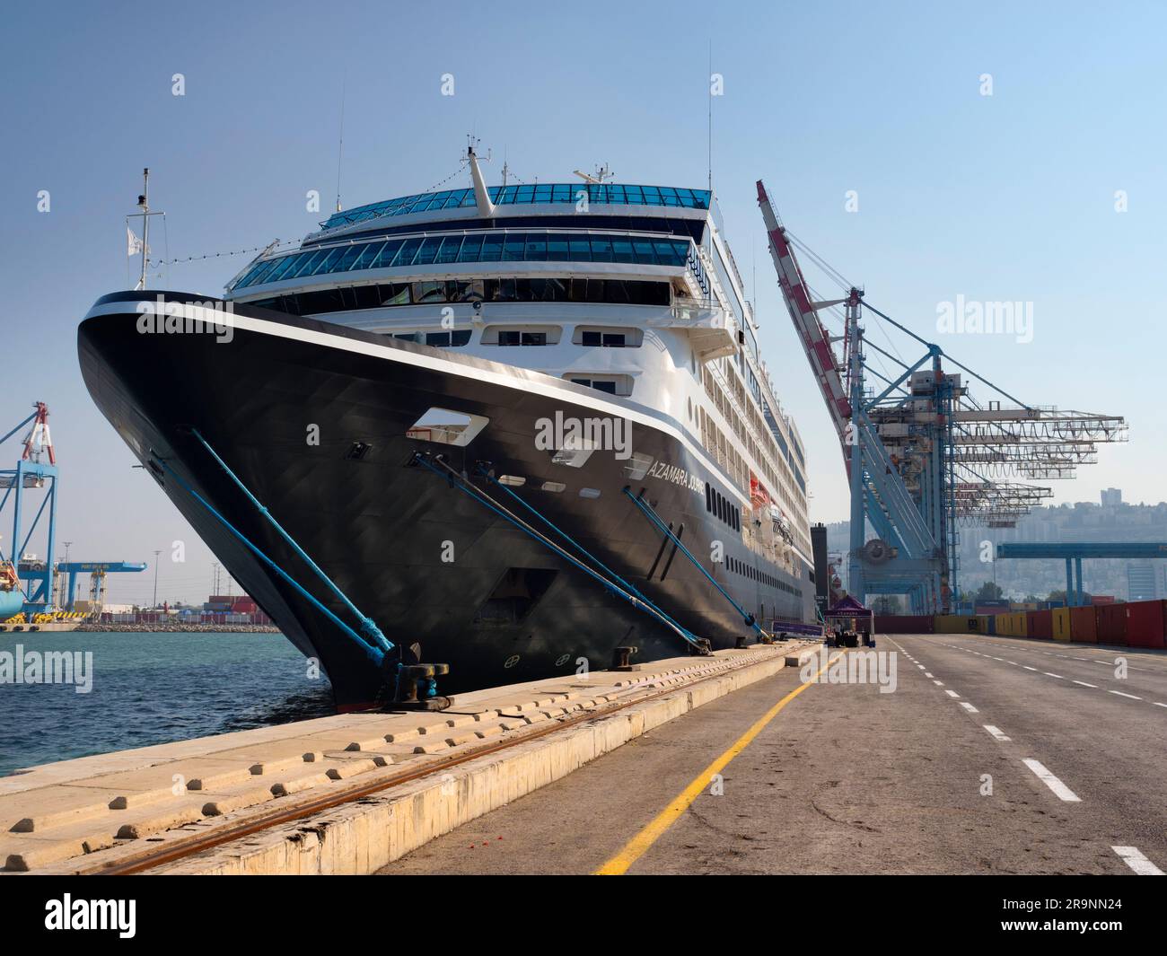 The Port of Haifa is the largest in Israel; it has natural deep-water ...