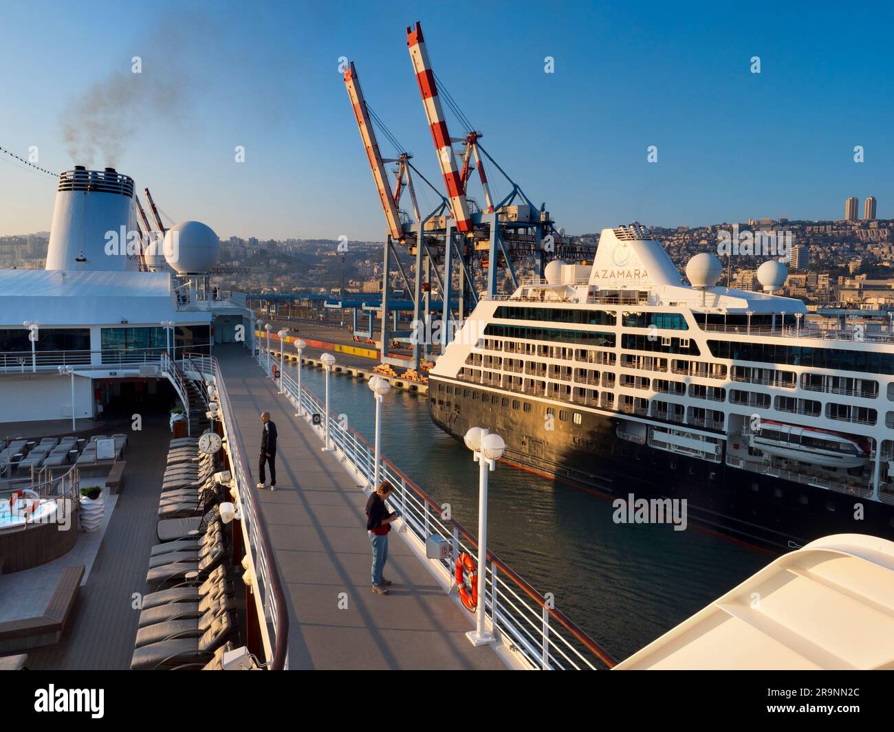 The Port of Haifa is the largest in Israel; it has natural deep-water ...