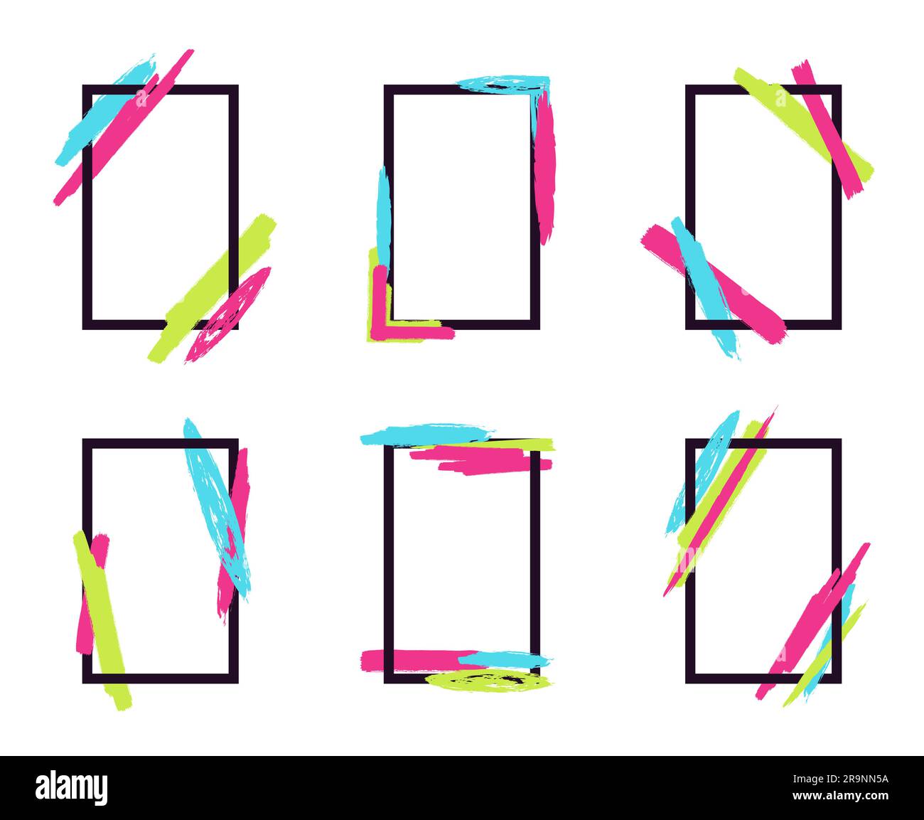 Stylish frames Stock Vector Images - Alamy