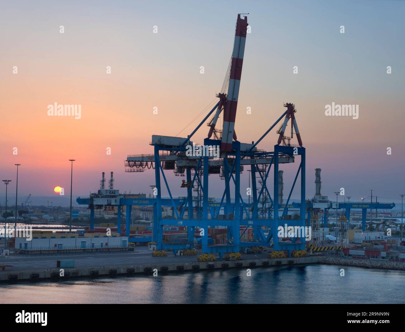 The Port of Haifa is the largest in Israel; it has natural deep-water ...