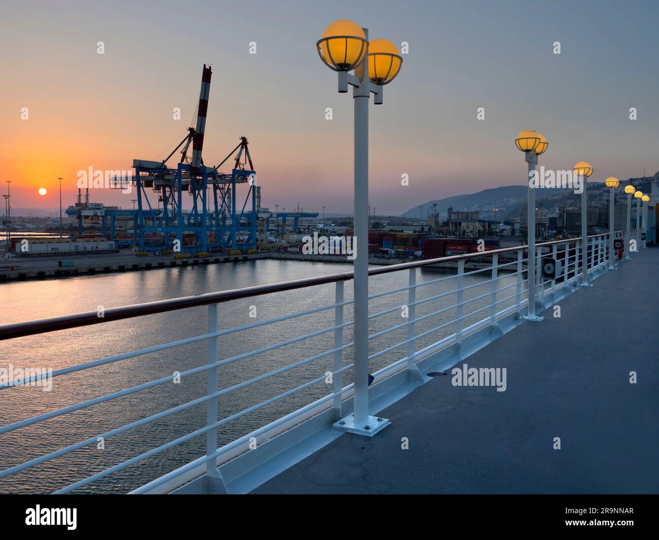 The Port of Haifa is the largest in Israel; it has natural deep-water ...