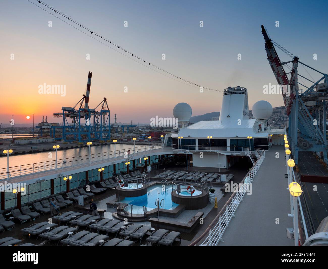 The Port of Haifa is the largest in Israel; it has natural deep-water ...