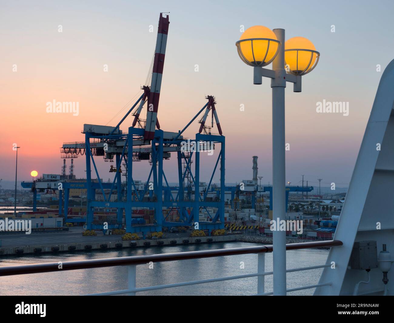 The Port of Haifa is the largest in Israel; it has natural deep-water ...