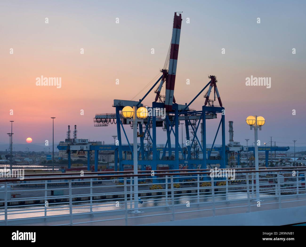 The Port of Haifa is the largest in Israel; it has natural deep-water ...