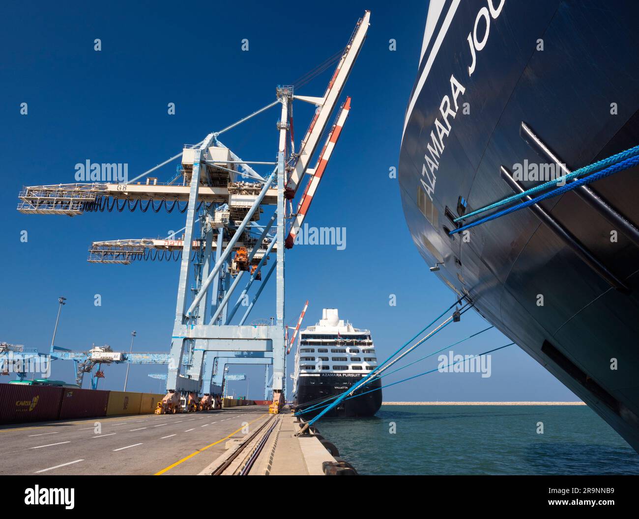 The Port of Haifa is the largest in Israel; it has natural deep-water ...