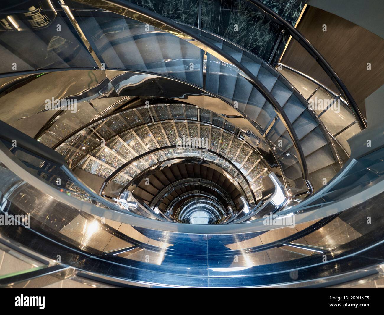 Today's large cruise liners are like floating cities, with all the ...