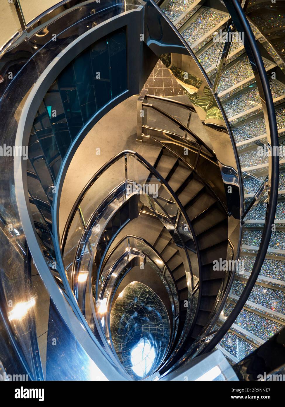 Today's large cruise liners are like floating cities, with all the ...