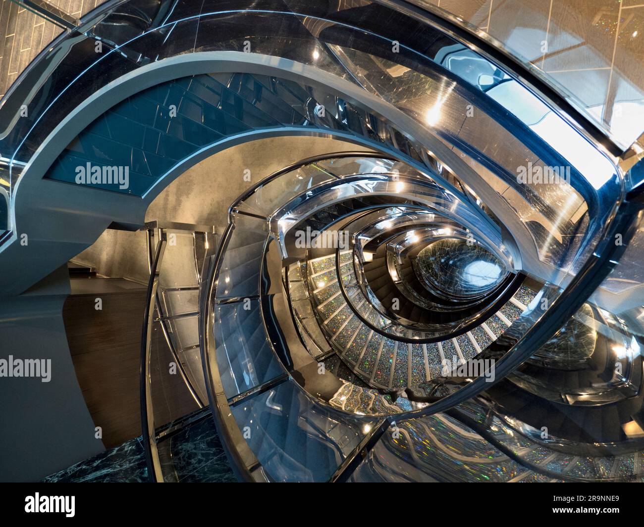 Today's large cruise liners are like floating cities, with all the ...