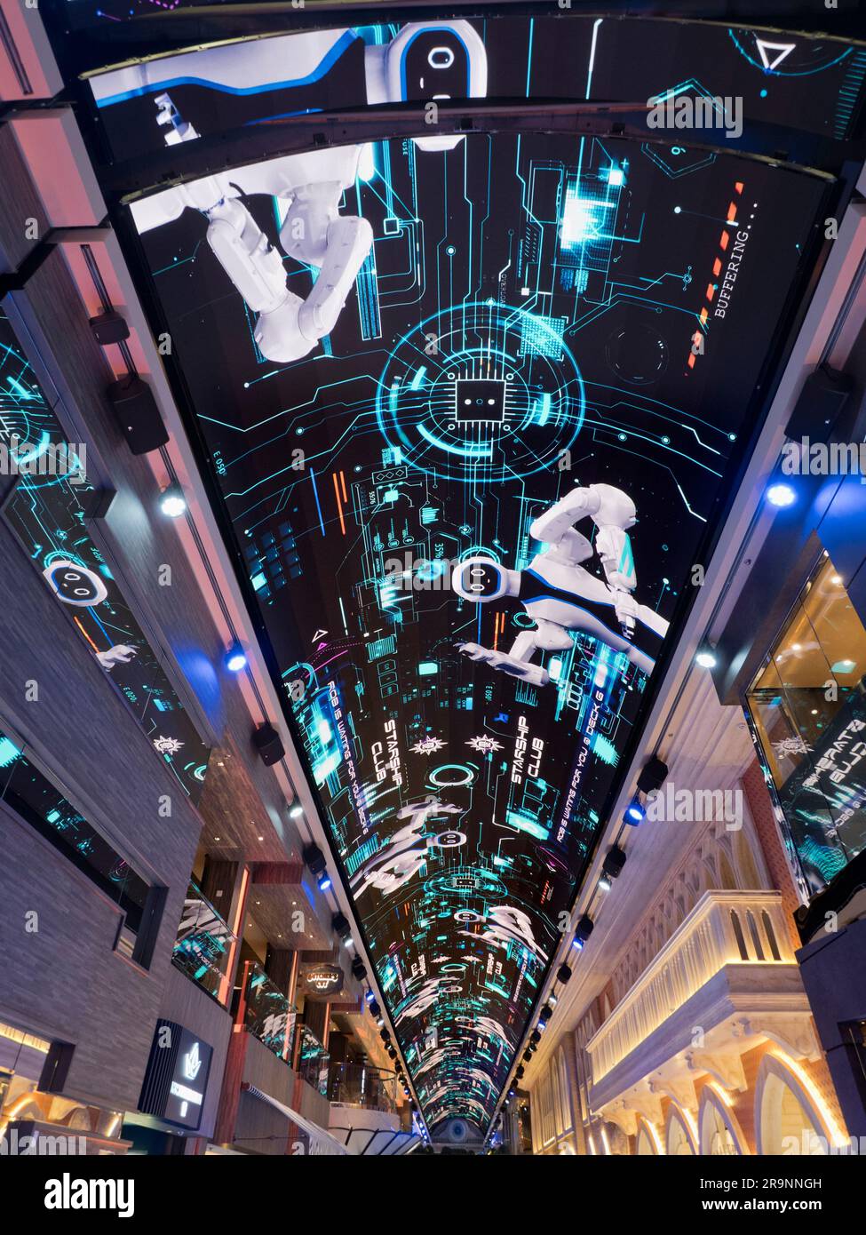 Today's large cruise liners are like floating cities, with all the ...