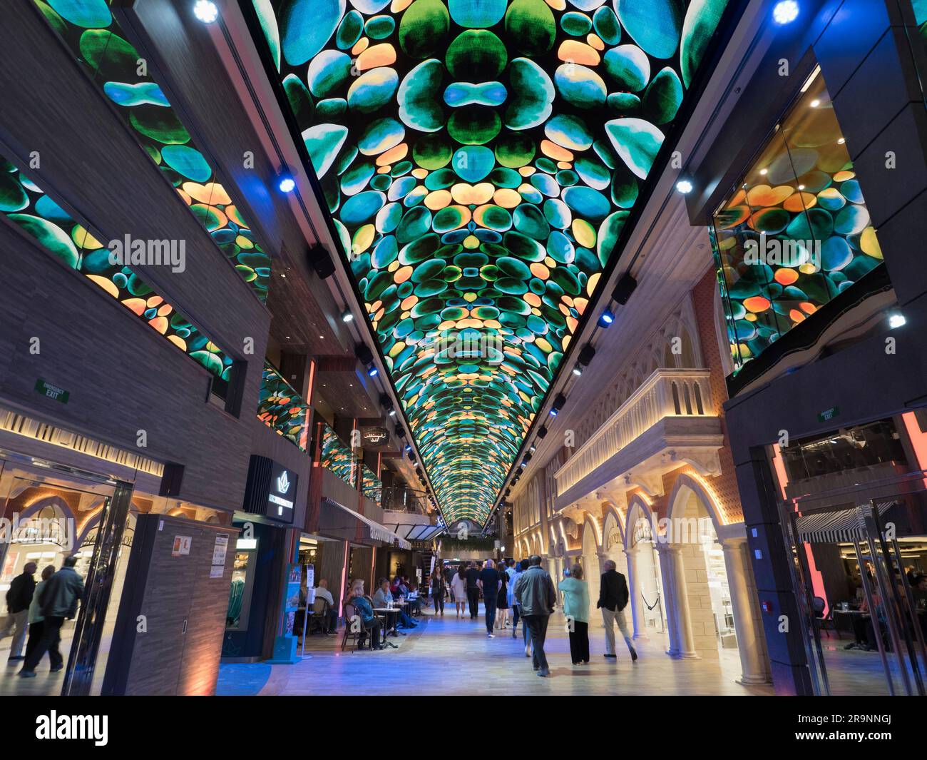 Today's large cruise liners are like floating cities, with all the ...