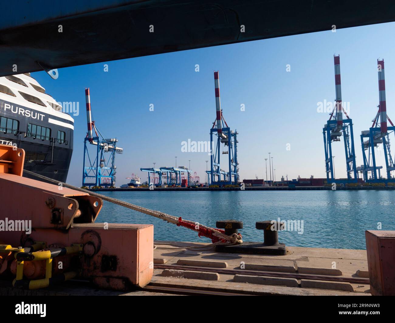 The Port of Haifa is the largest in Israel; it has natural deep-water ...