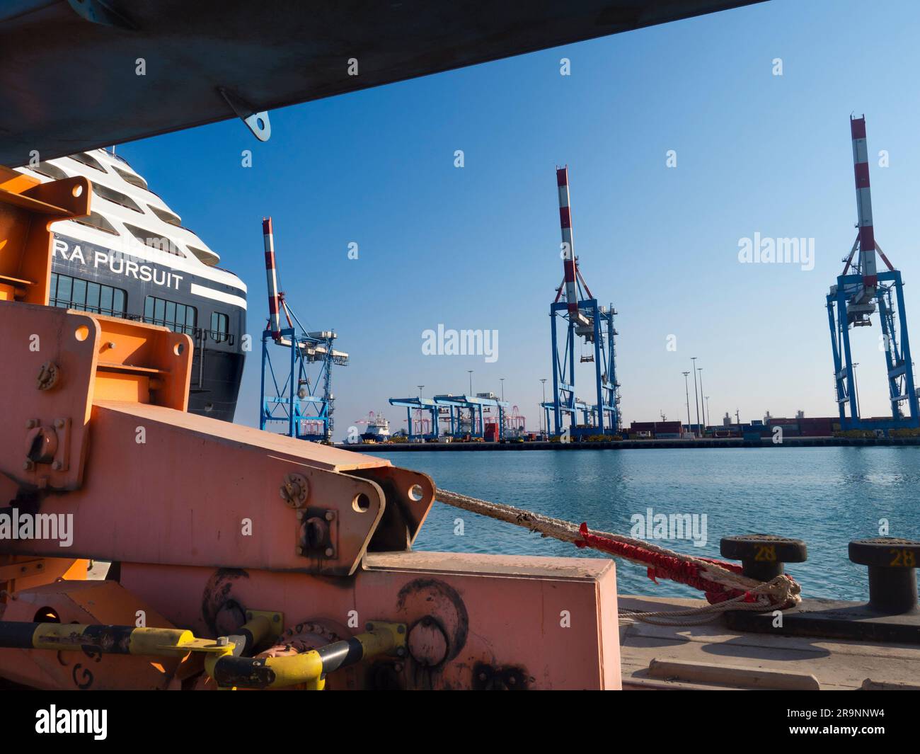 The Port of Haifa is the largest in Israel; it has natural deep-water ...