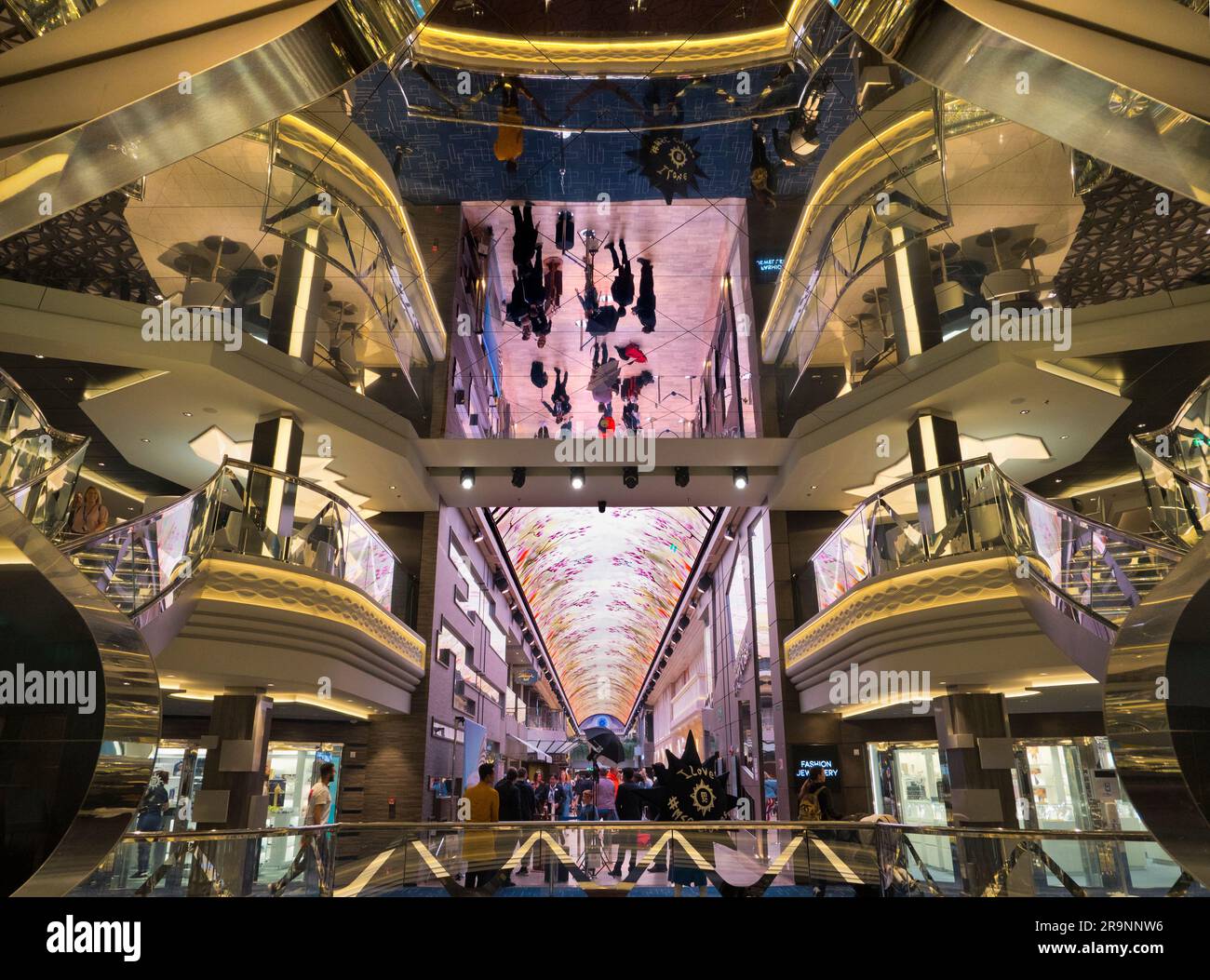 Today's large cruise liners are like floating cities, with all the ...