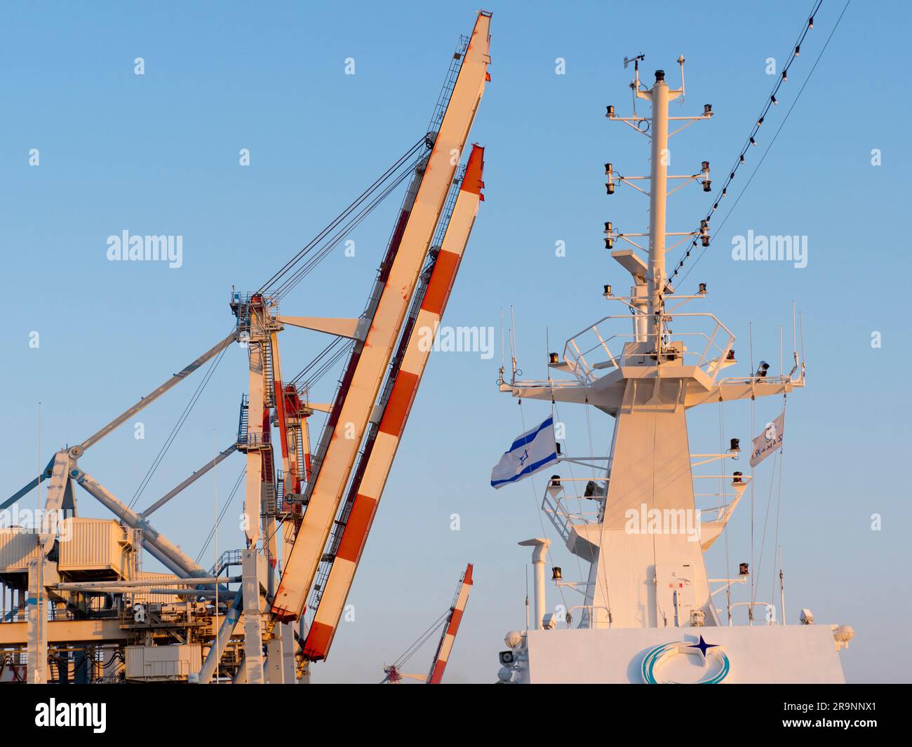 The Port of Haifa is the largest in Israel; it has natural deep-water ...