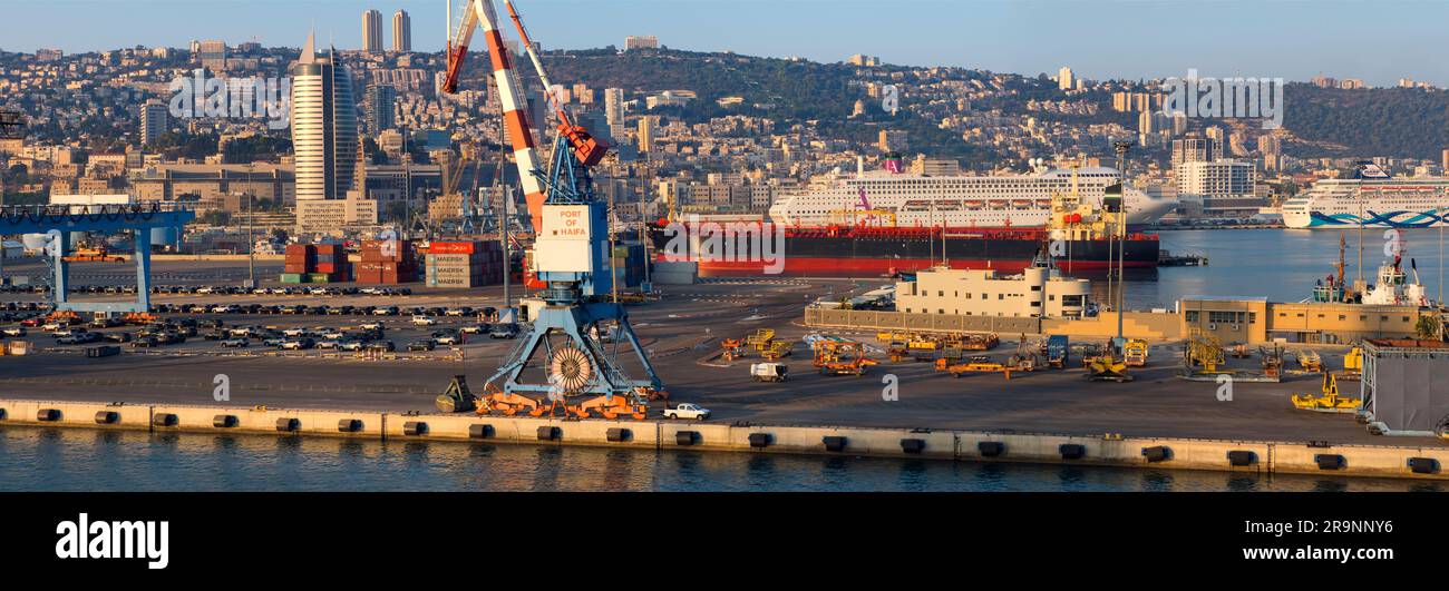 The Port of Haifa is the largest in Israel; it has natural deep-water ...