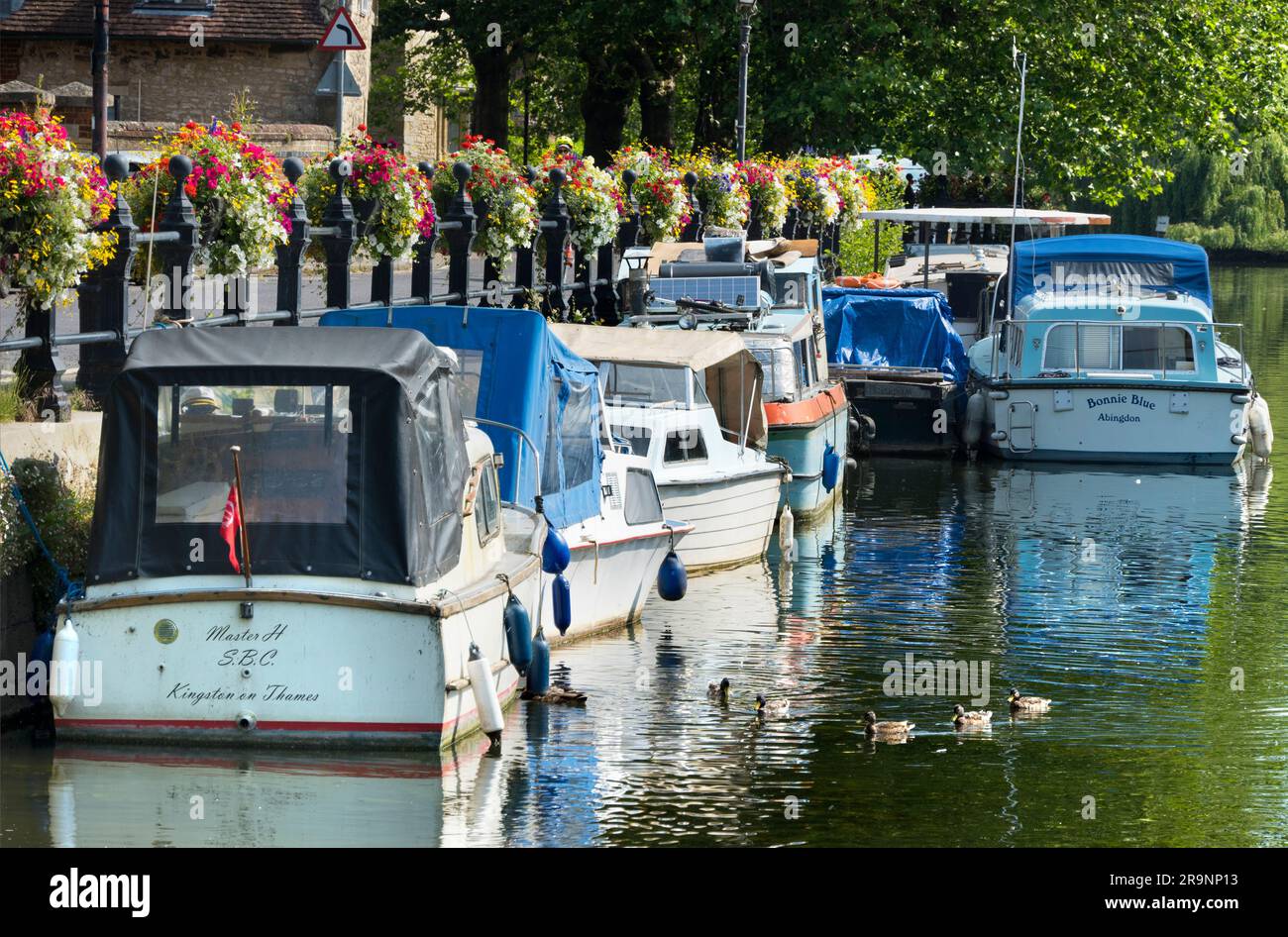 Saint Helen's Wharf is a noted beauty spot on the River Thames, just ...