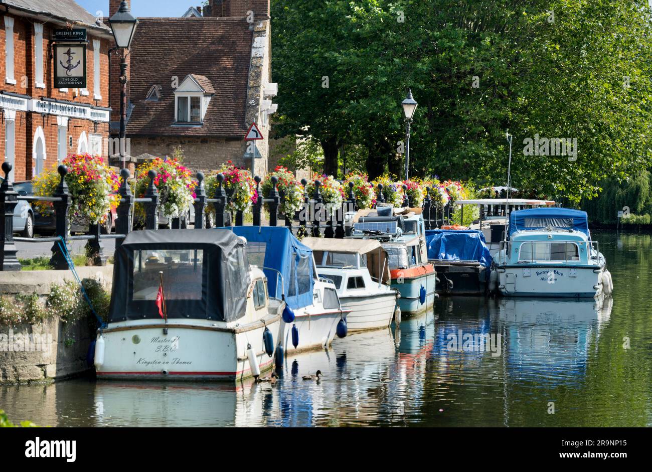Saint Helen's Wharf is a noted beauty spot on the River Thames, just ...